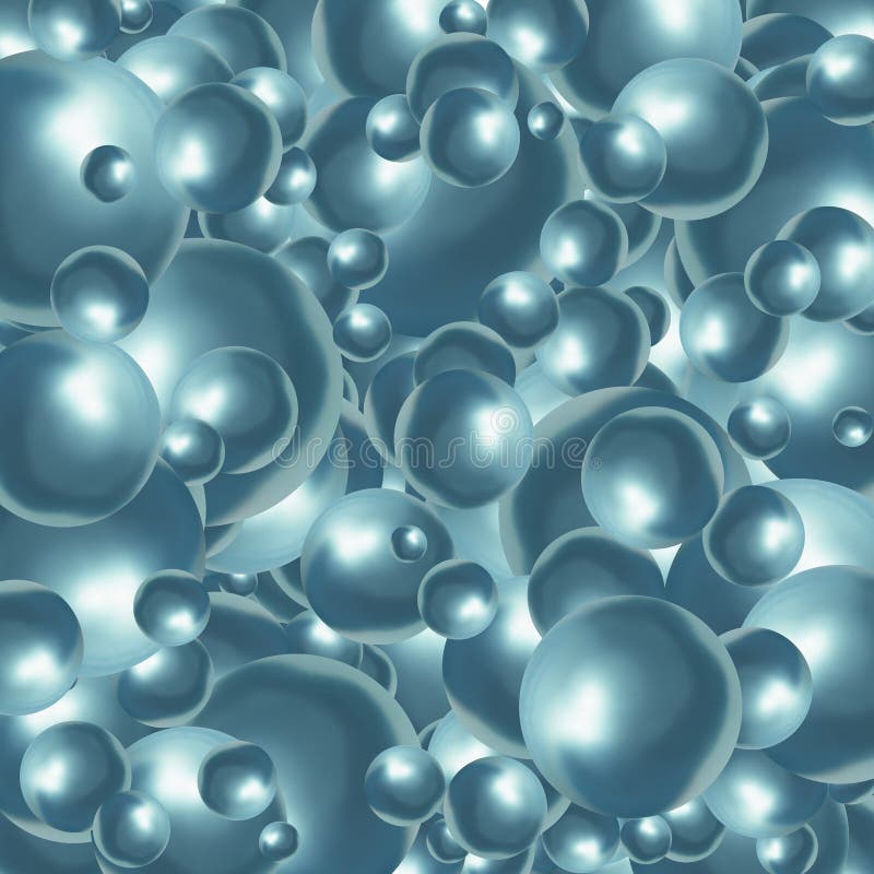 Bolas 3d Realistas Azuis. Elemento De Design. Eps 10 Ilustração Stock ...