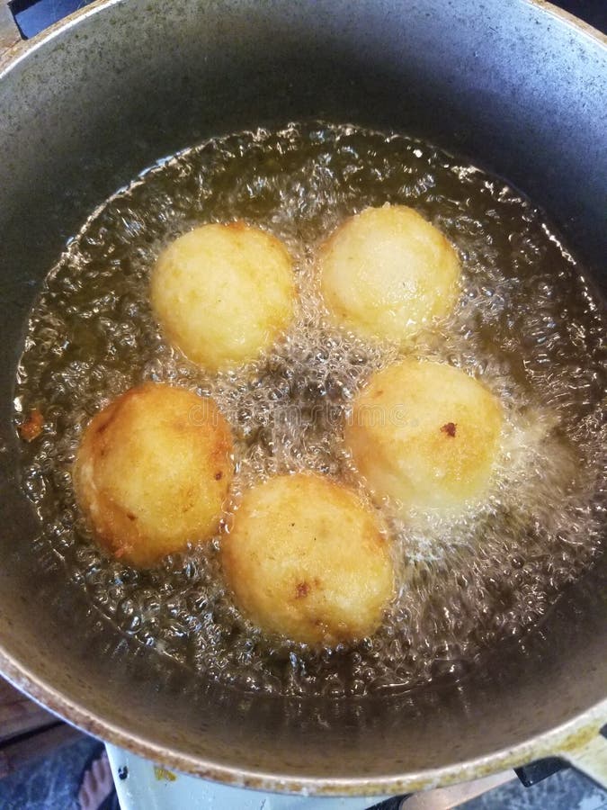 Bolas De Batata Puerto Rican Appitizer Foto de Stock - Imagem de ...