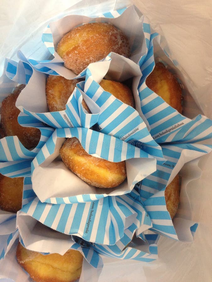 Bolas de Berlim stock image. Image of beach, sweet, cream - 42650509