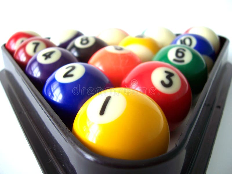 Bolas de billar 1 imagen de archivo. Imagen de deportes - 1197451