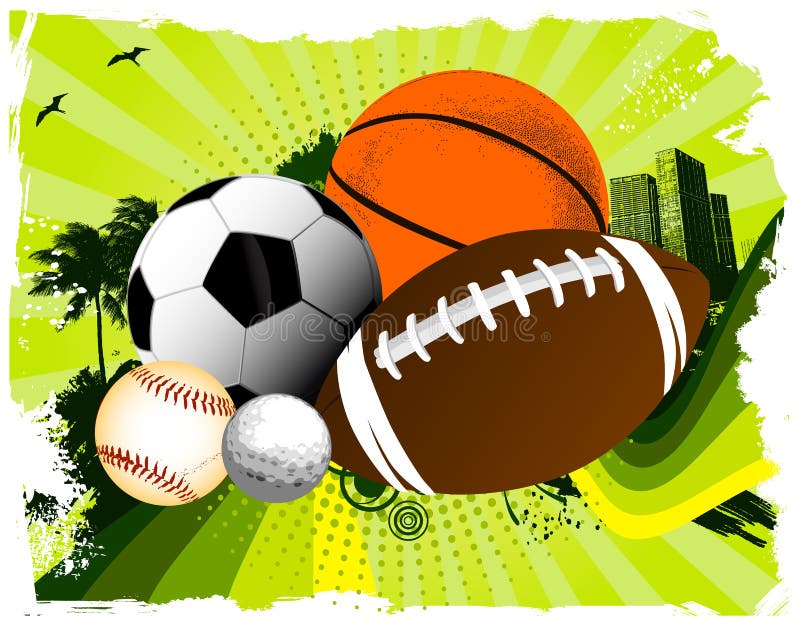 Clase de bolas ilustración del vector. Ilustración de acción - 6799084