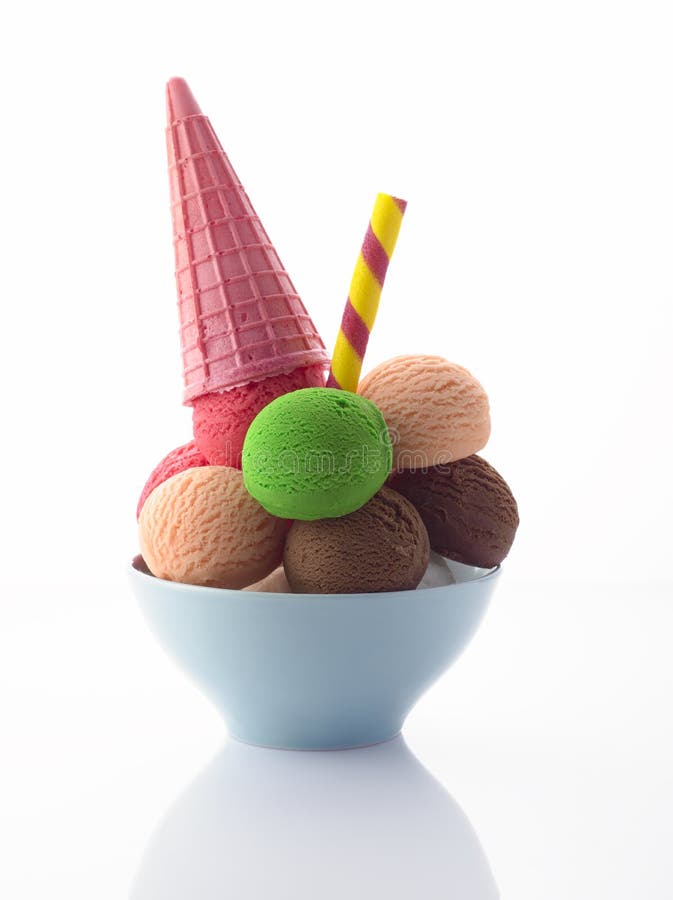 Bolas del helado foto de archivo. Imagen de blanco, crema - 21552496