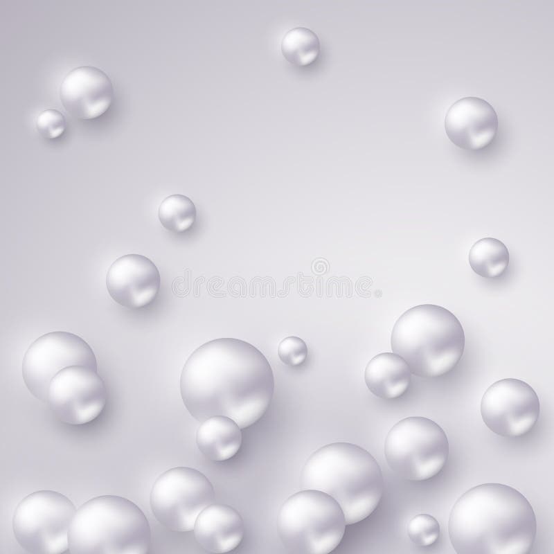 Bolas Grises En El Aire Sobre Fondo Abstracto Ilustración del Vector ...