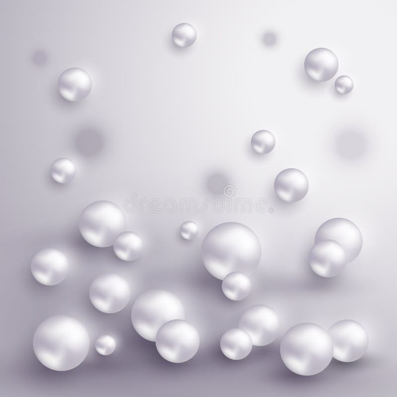 Bolas Grises En El Aire Sobre Fondo Abstracto Ilustración del Vector ...