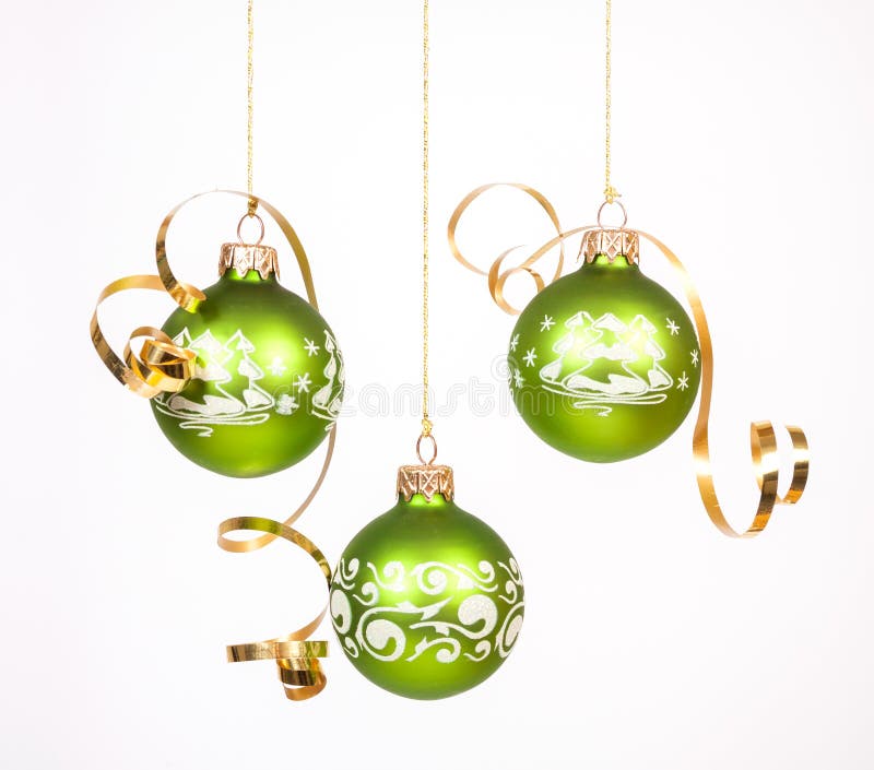 Bola Amarilla De La Navidad Foto de archivo - Imagen de detalle ...