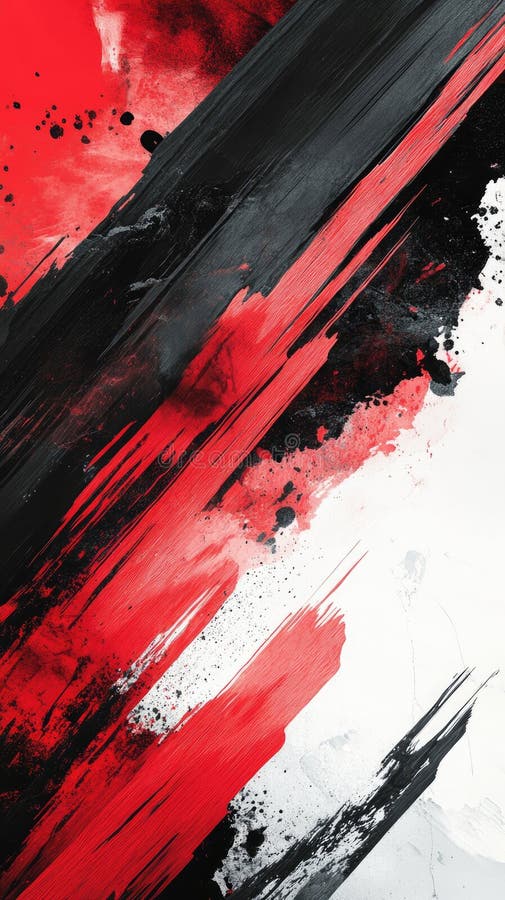 Bold Abstract Background Featuring Deep Red and Black Lines with ...