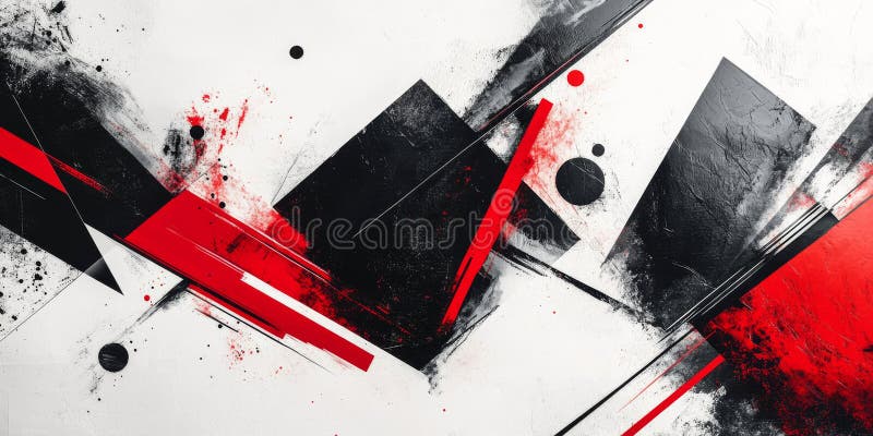 A Bold Abstract Background Showcasing Geometric Shapes in Contrasting ...