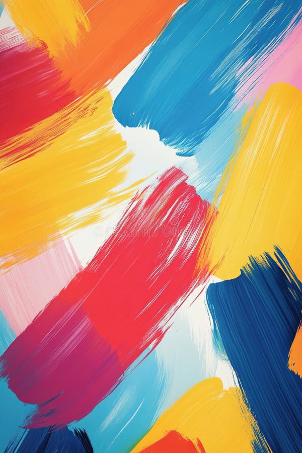 Bold Abstract Brushstrokes Create a Vibrant, Dynamic Background with ...