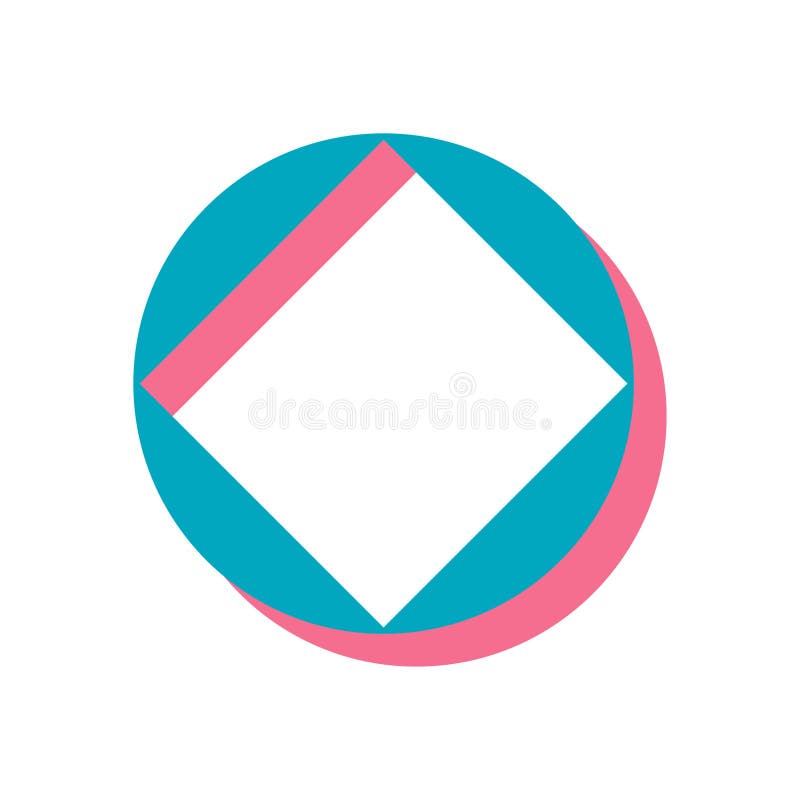 Bold Abstract Brutalist Shape Stock Illustration - Illustration of ...