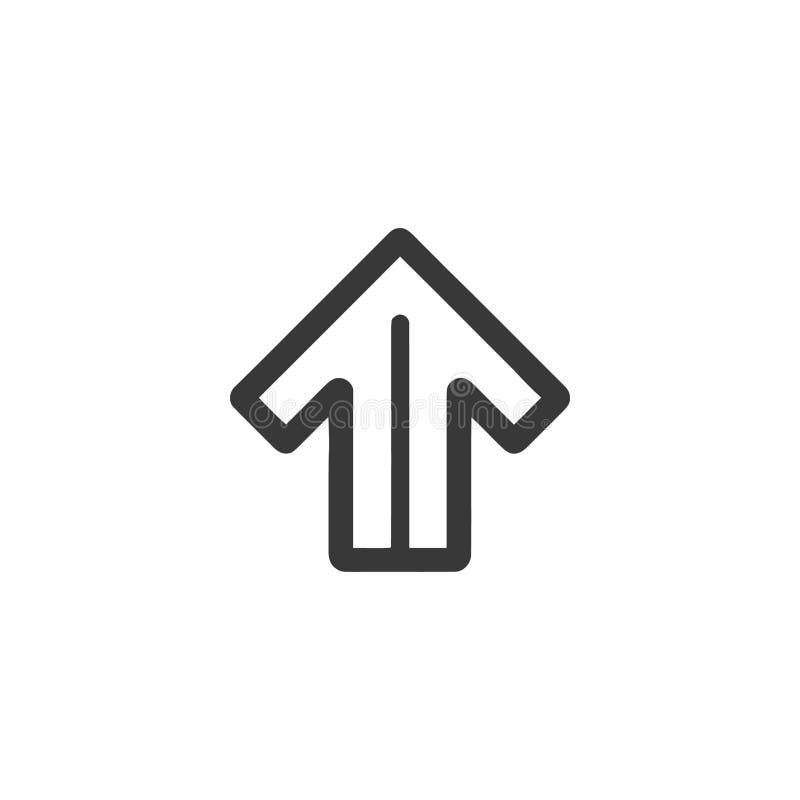 Double Arrow Up Icon, Simple Modern Up Arrow, Upload Button Symbol ...