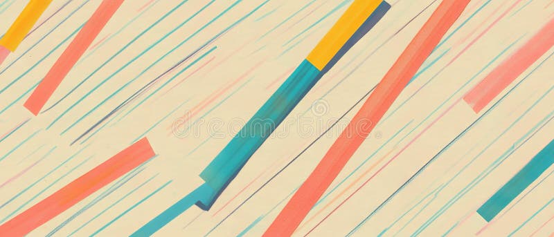 Bold Banner Design on Thick Lined Paper Creates an Engaging Visual ...