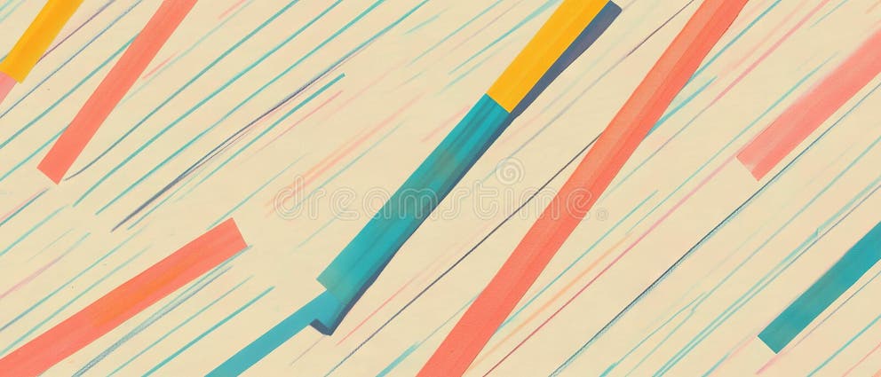 Bold Banner Design on Thick Lined Paper Creates an Engaging Visual ...