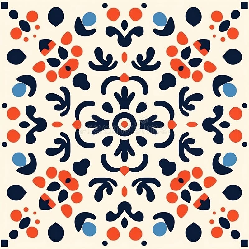 Bold and Beautiful Stylish Turkish Pattern. Generative AI Stock ...