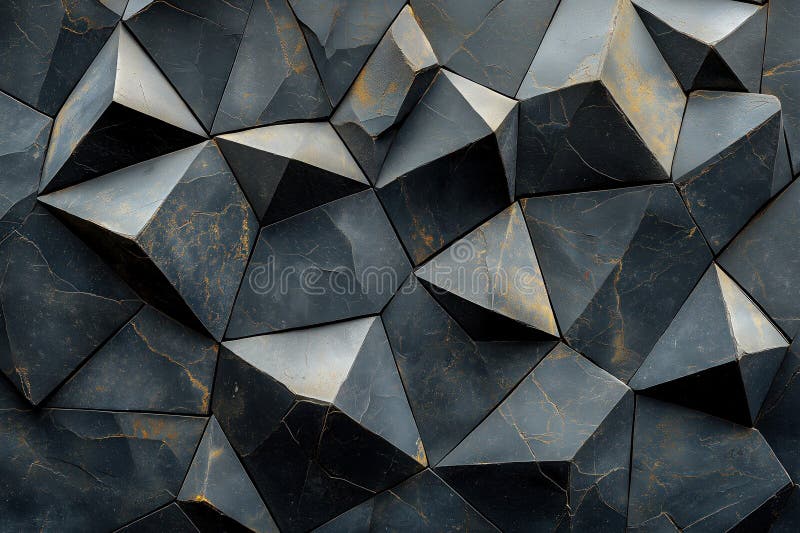 A Bold Black 3D Background that Enhances Depth and Dimensionality ...