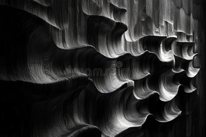A Bold Black 3D Background that Enhances Depth and Dimensionality ...