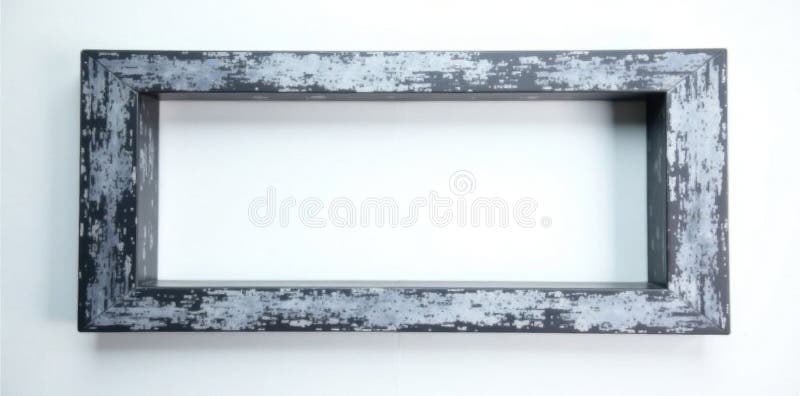 Bold Black Frame, Sharp Edges, Pure White Backdrop , Background ...