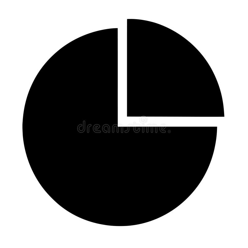 Quarter-Slice Pie Chart – Representation of Data Visualization ...