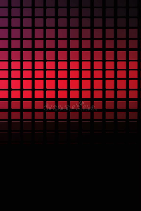 Bold Black To Bright Red Pixel Gradient Creating a High-contrast Theme ...