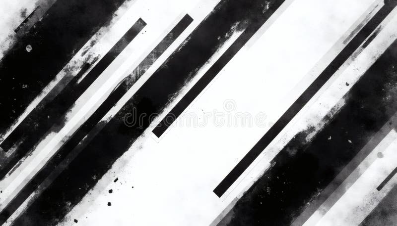 Bold Black and White Abstract Background Geometric Stripes, Dynamic ...