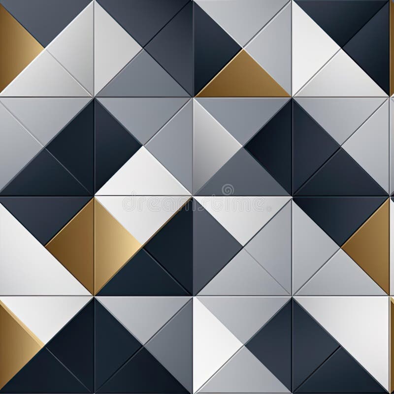 Metallic Silver Blocks Pattern Stock Illustrations – 153 Metallic ...