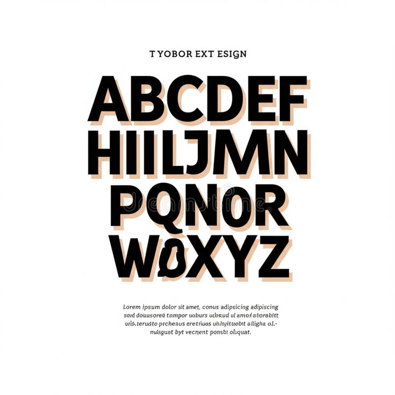 Bold Block Style Alphabet Letters Stock Illustrations – 392 Bold Block ...