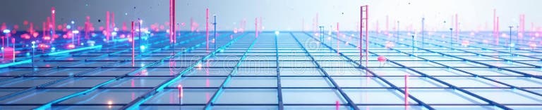 Bold Blue Grid Lines Forming a Square Graph Across a Page , Planning ...