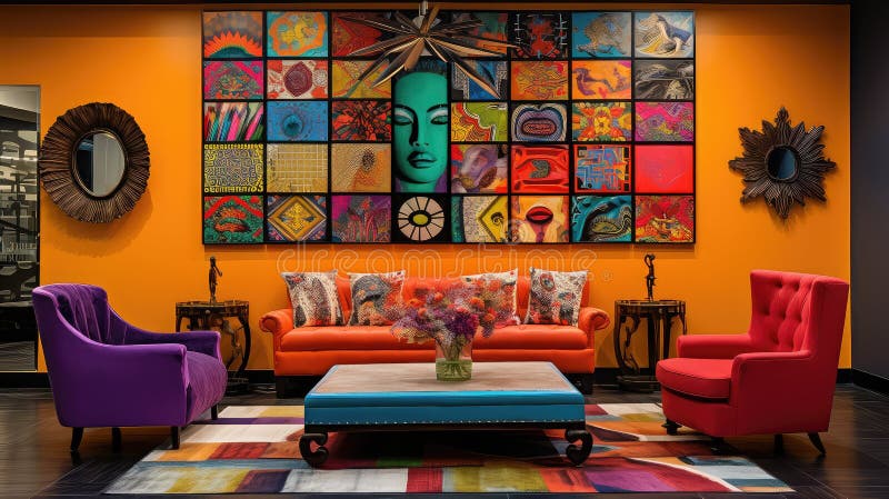 Bold building interior stock illustration. Illustration of environment ...