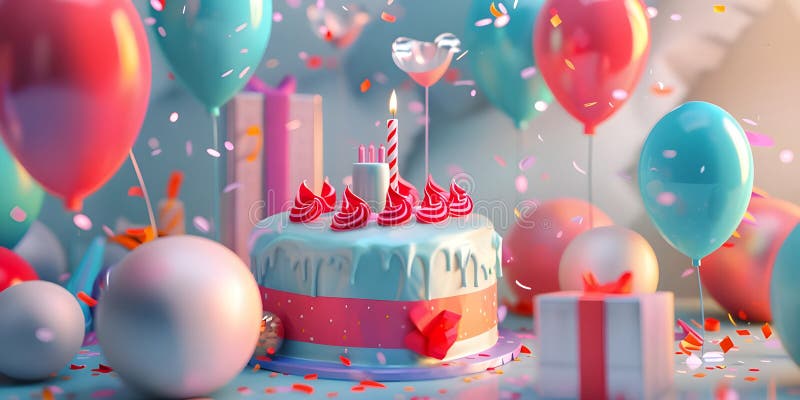 Bold Celebration: Solid Color Birthday Party Background, Vibrant Festivity: Solid Color Birthday ...