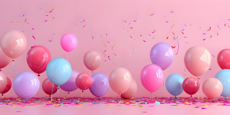 Bold Celebration: Solid Color Birthday Party Background, Vibrant ...