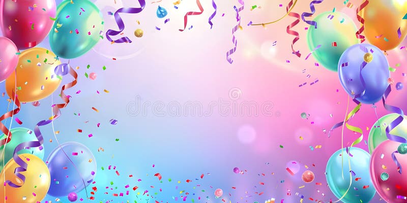 Bold Celebration: Solid Color Birthday Party Background, Vibrant ...
