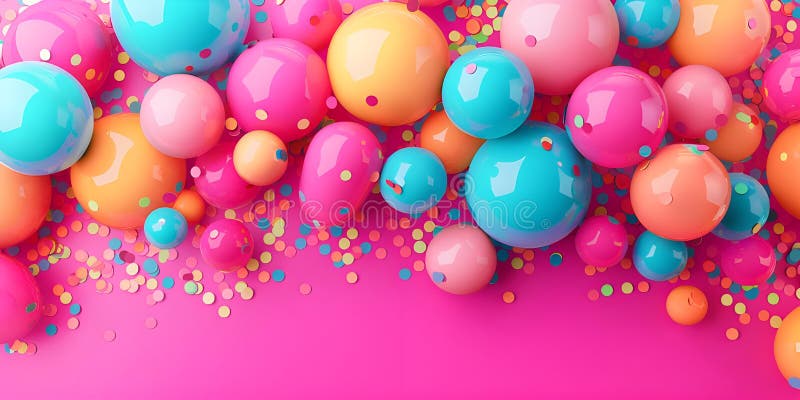 Bold Celebration: Solid Color Birthday Party Background, Vibrant ...