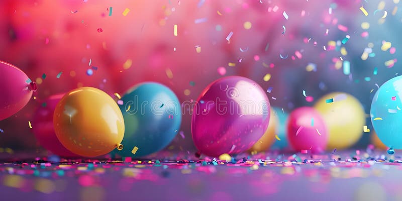 Bold Celebration: Solid Color Birthday Party Background, Vibrant ...