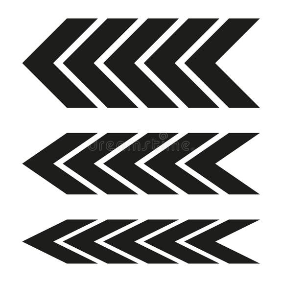 Bold Chevron Arrows. Vector Style Icon. Sharp Black Design. White ...