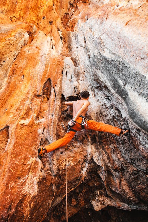 Bold Choice - Rock Climbing Stock Photo - Image of climbing, exercising ...