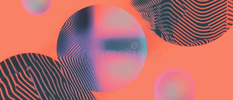 Bold Color Gradients and Geometric Shapes Create a Striking Visual ...