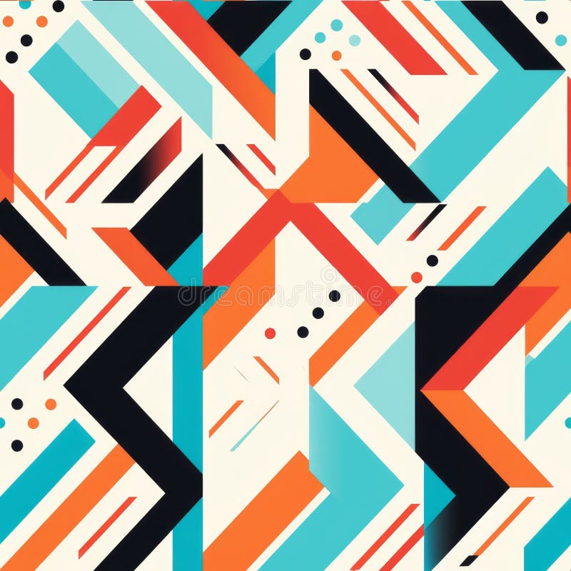 Bold and Colorful Geometric Patterns: a Modern Twist on Angled ...