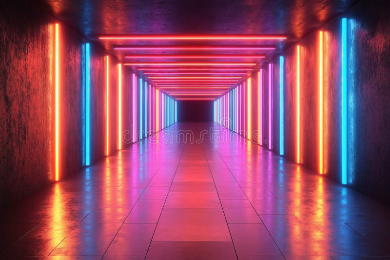 A Bold and Colorful Neon-themed Background Perfect for Modern Designs ...