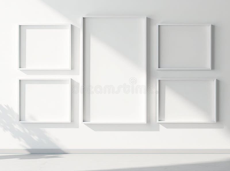 Bold Colorful Wall Art Transform Your Space with Dynamic Frames Empty ...