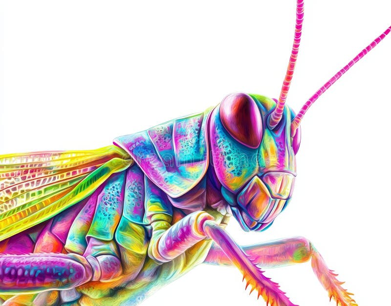 Bold Colors and Abstract Patterns Characterize this Vivid Illustration ...