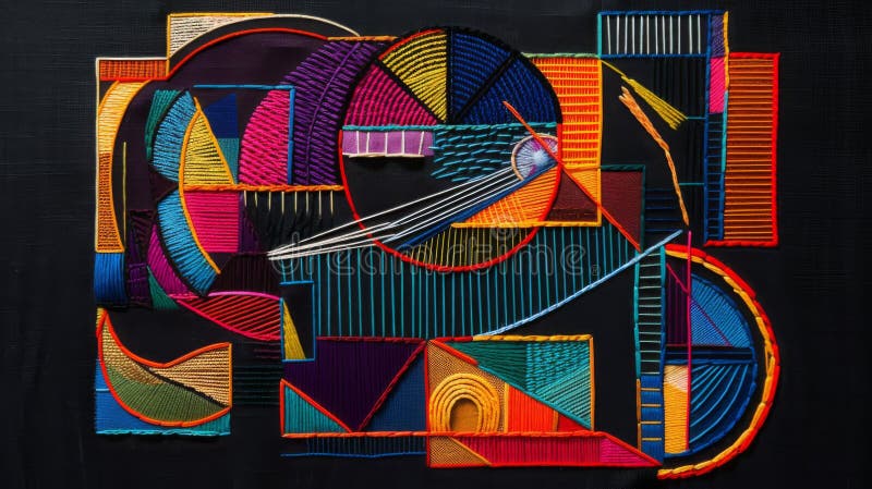 A Dynamic, Geometric Composition that Impresses with Its Intense ...