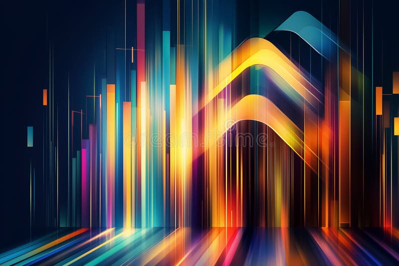 Bold Colors and Sharp Lines Illustrate a Striking Art Deco-style ...