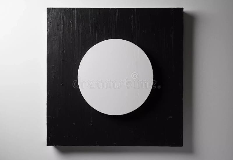 Bold Contrast between Black and White Shapes Creates a Striking Visual ...