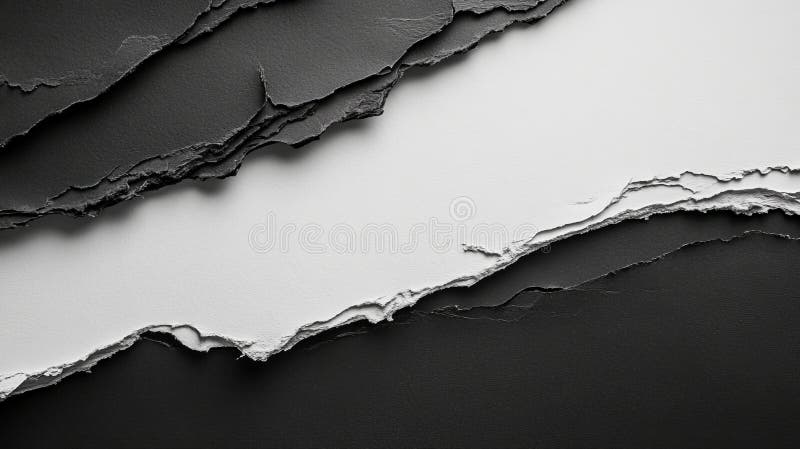 A Bold Contrast between Crumpled Black and White Paper Results in a ...