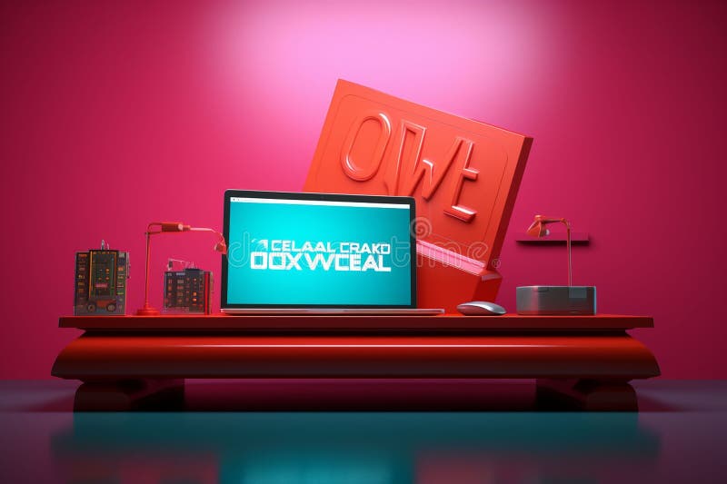 Bold Cyber Week Sale Banner with a Captivating Stock Illustration ...