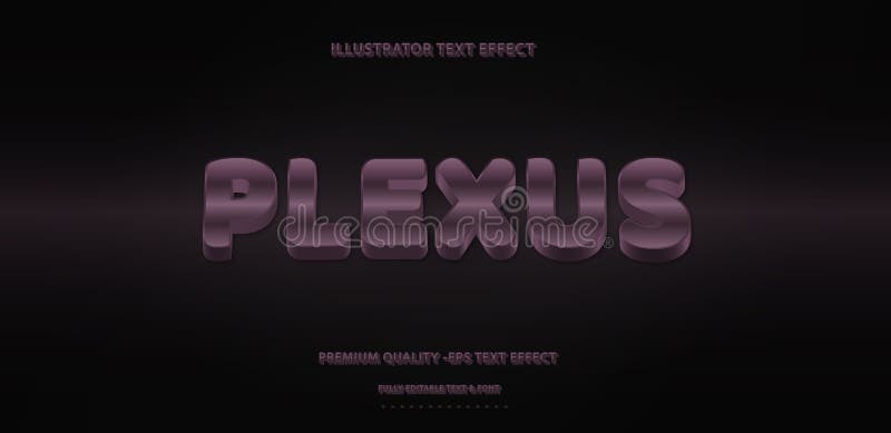 Editable Text Style Effect. Typography Illustration Template Stock ...