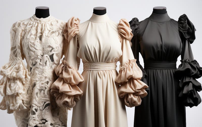 Bold Dramatic Sleeve Designs: a Statement in Style Isolated on a ...