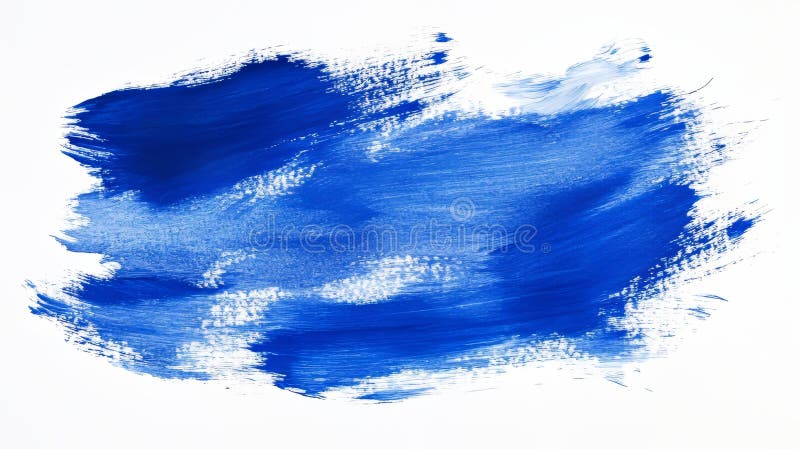 A Bold, Dynamic Blue Brushstroke Pattern with an Intense Navy ...