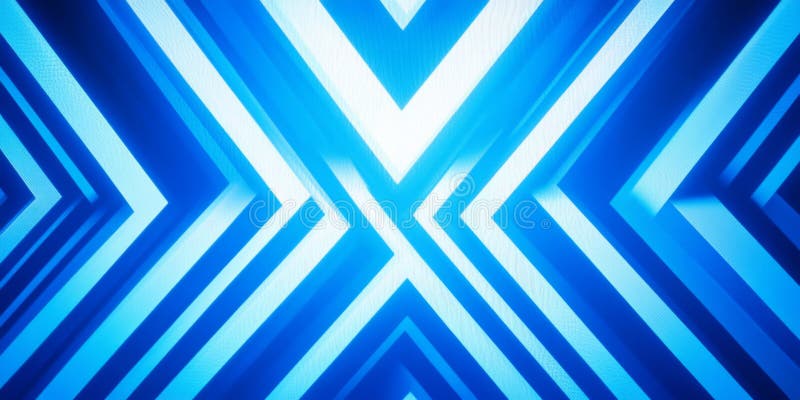 A Bold Electric Blue Background with Dynamic Zigzag Lines and Intense ...