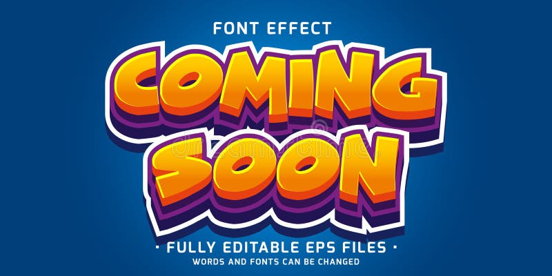 Bold and Embossed Sticker Style Text Effect in Vibrant Color Stock ...