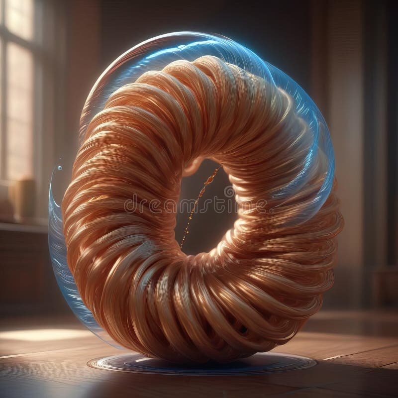 Bold and Energetic Coil Designs Stock Illustration - Illustration of ...